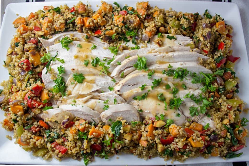 Vegetable Quinoa Stuffing | Two Kooks In The Kitchen