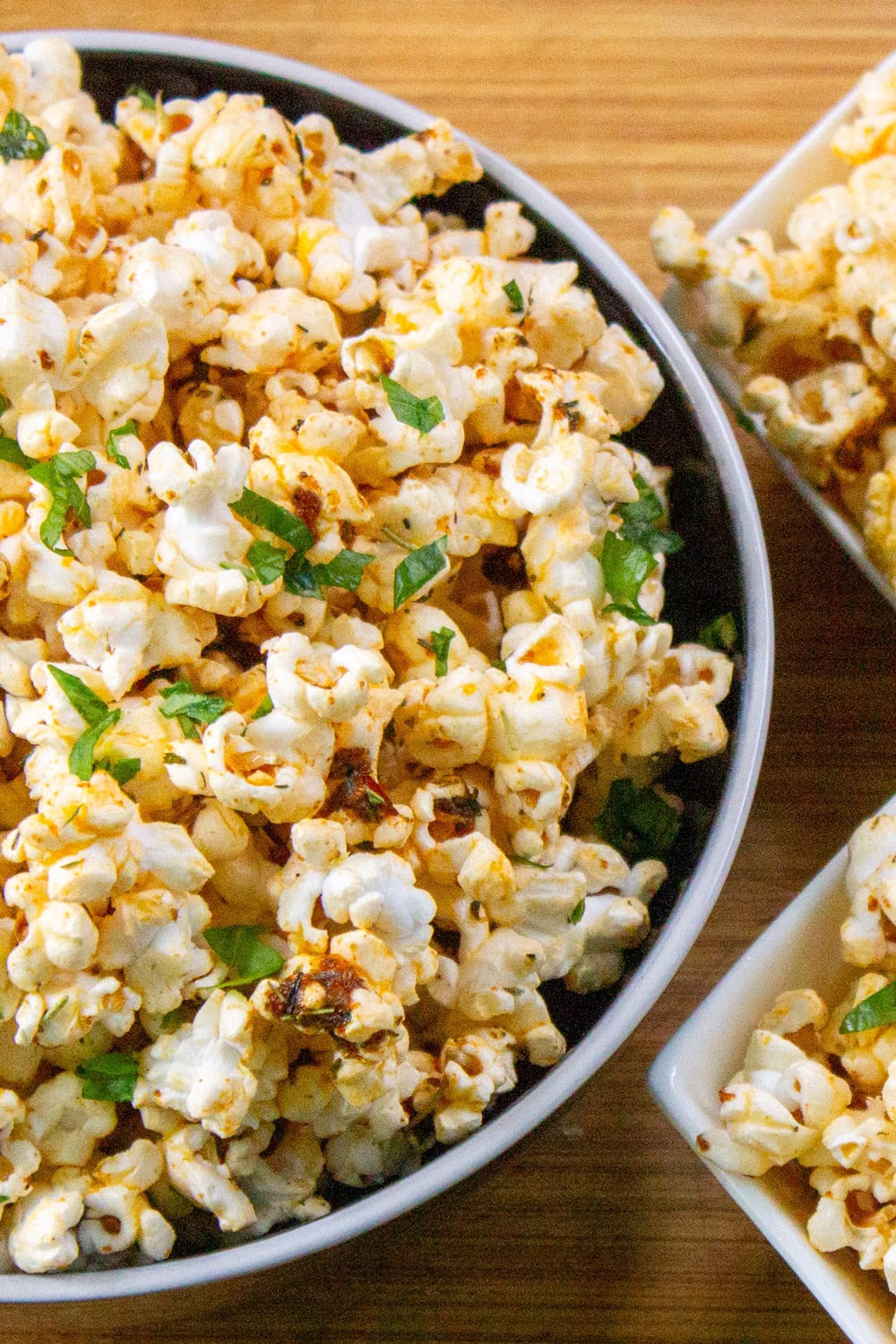 Herb Popcorn (3-Min Savory Snack or Appetizer) - Two Kooks In The Kitchen&